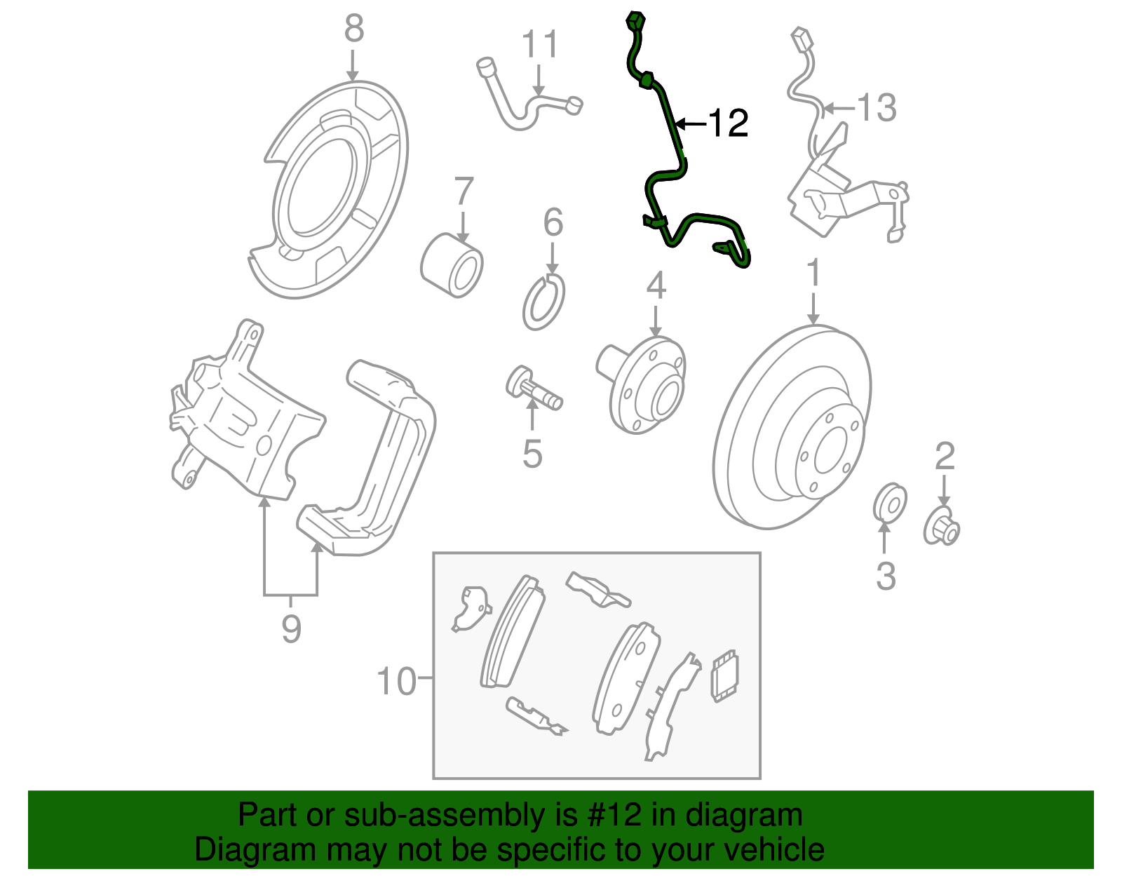 F189-43-71Y - 2009-2011 Mazda RX-8 - Rear Speed Sensor | Mazda Part Direct