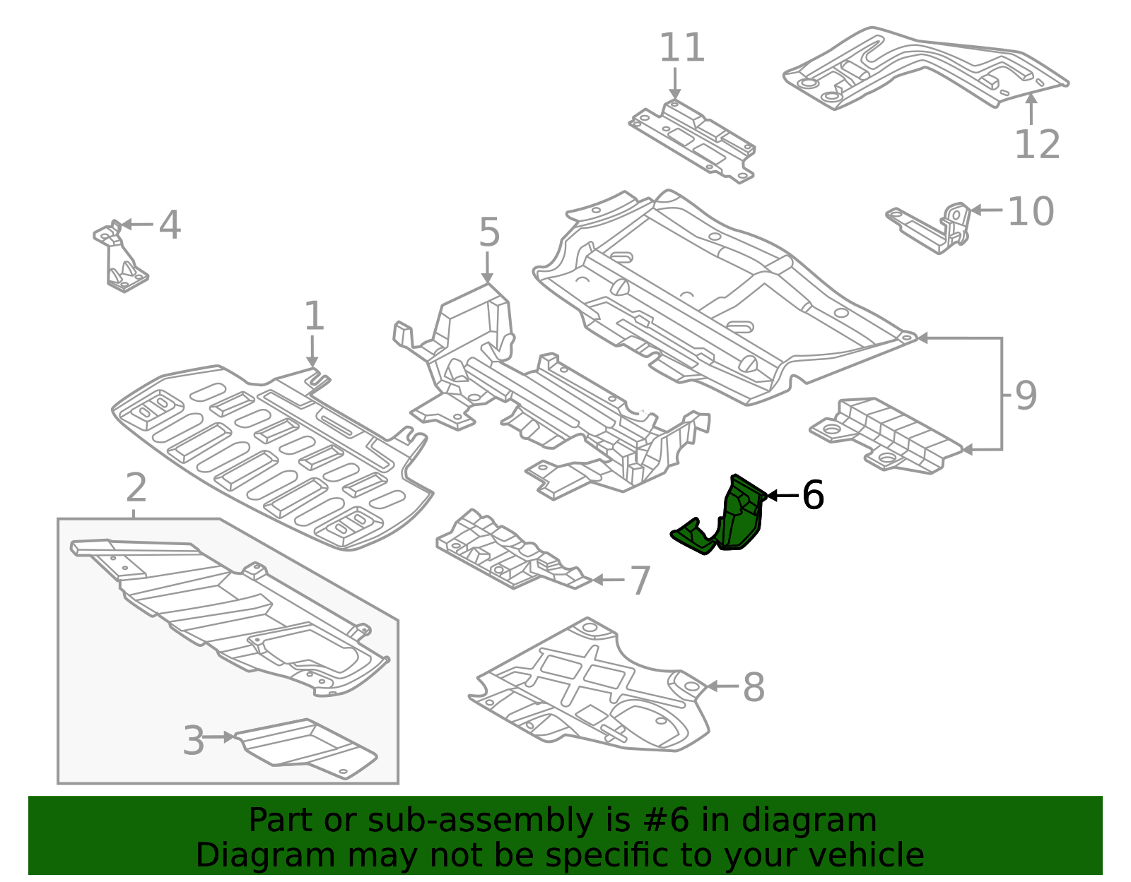 FL3Z-16055-B - High-Quality Side Shield for AutoNation Parts