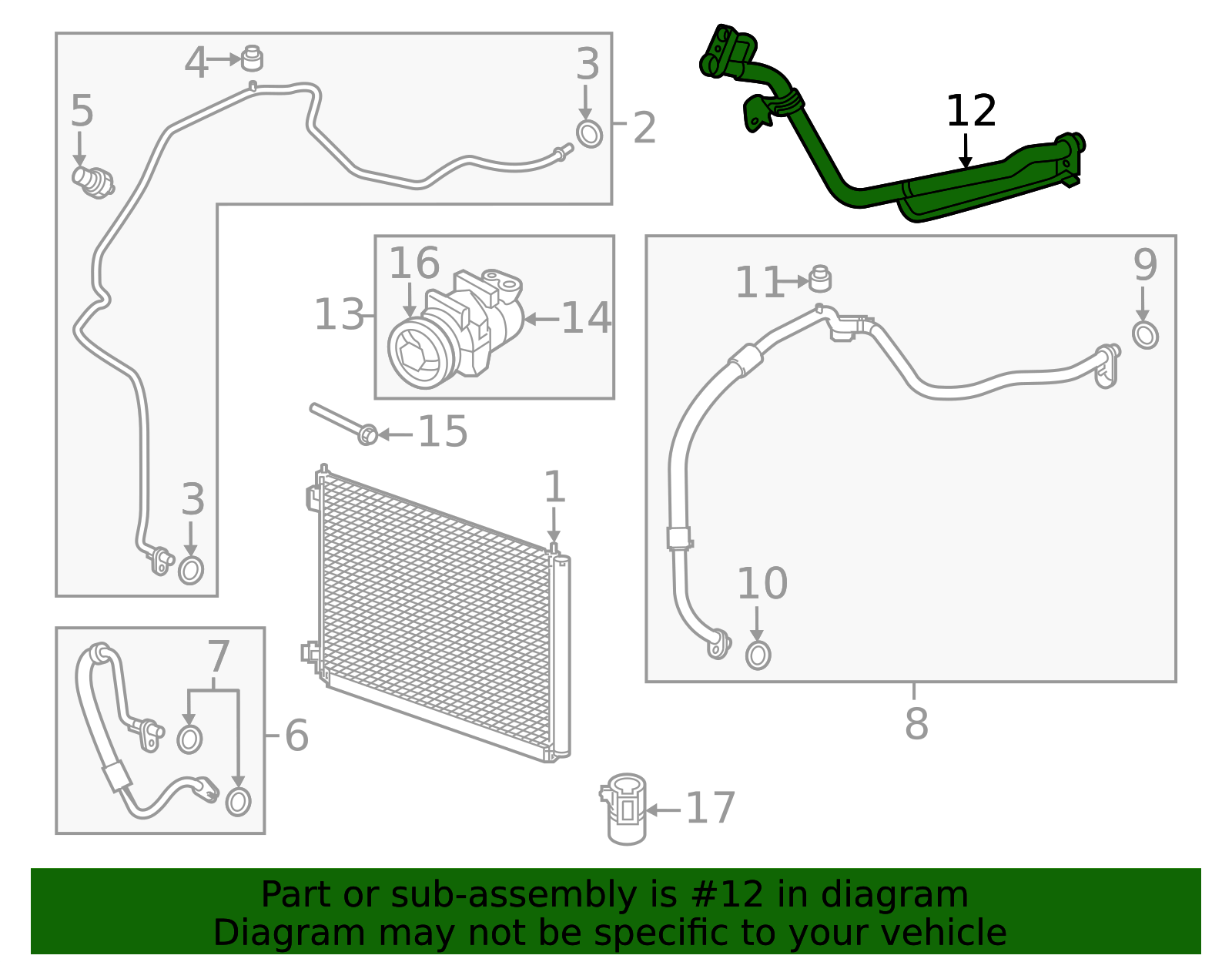 2018-2025 Nissan Liquid Line 92440-5RL0A | QuirkParts