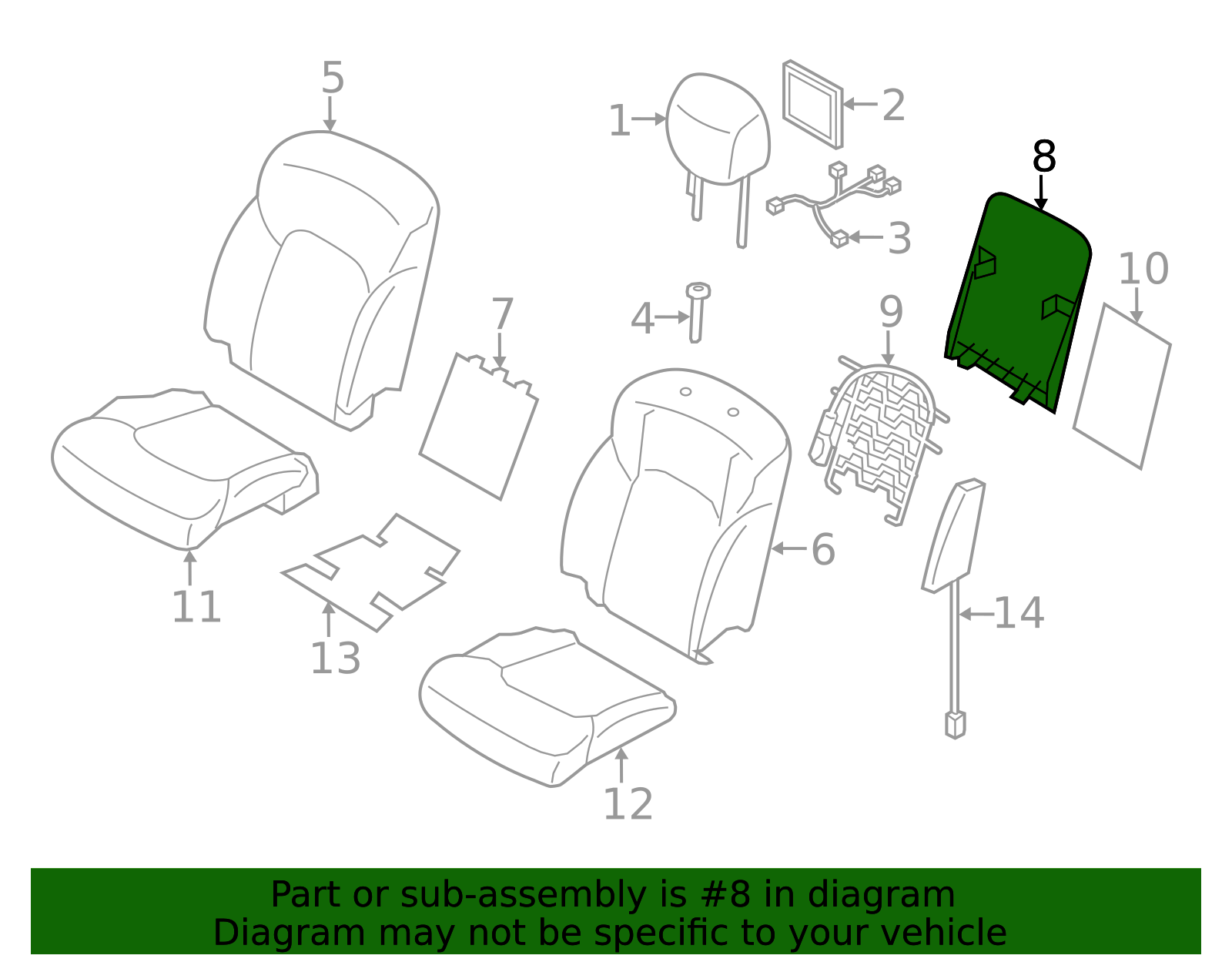 Seat Back Panel - Restore Rear Seat Aesthetics | AutoNation Parts