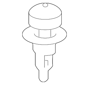 53384-0R010 - Upper Grille Cushion - 2016-2018 Lexus | My L Parts