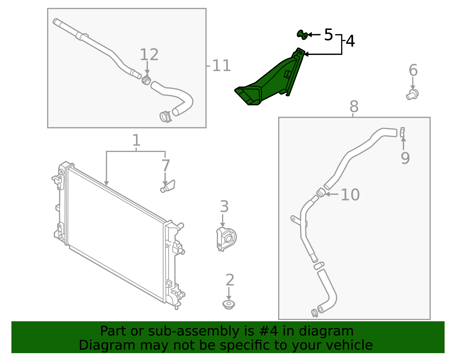 86574-Q4000 - Air Duct 2019-2022 Kia Niro EV | Kia.Parts Store