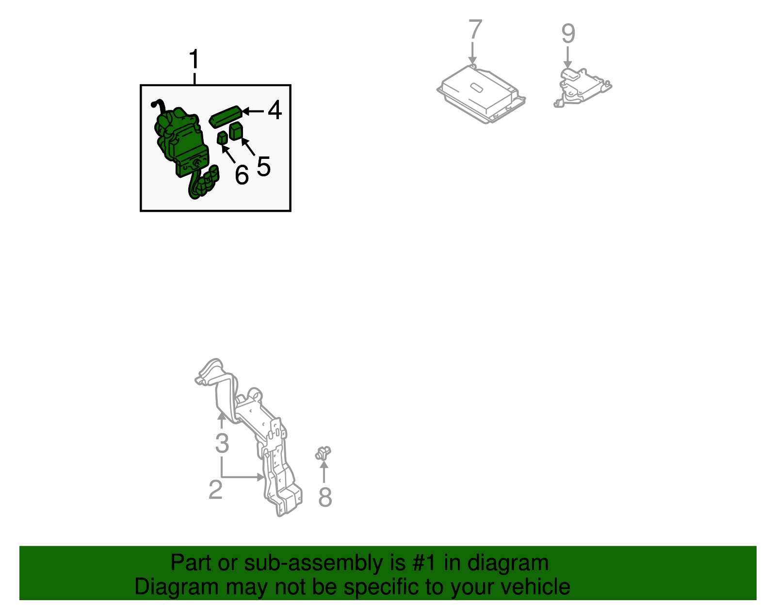 1996 Nissan Pathfinder Actuator Assembly 47600-0W000 | QuirkParts