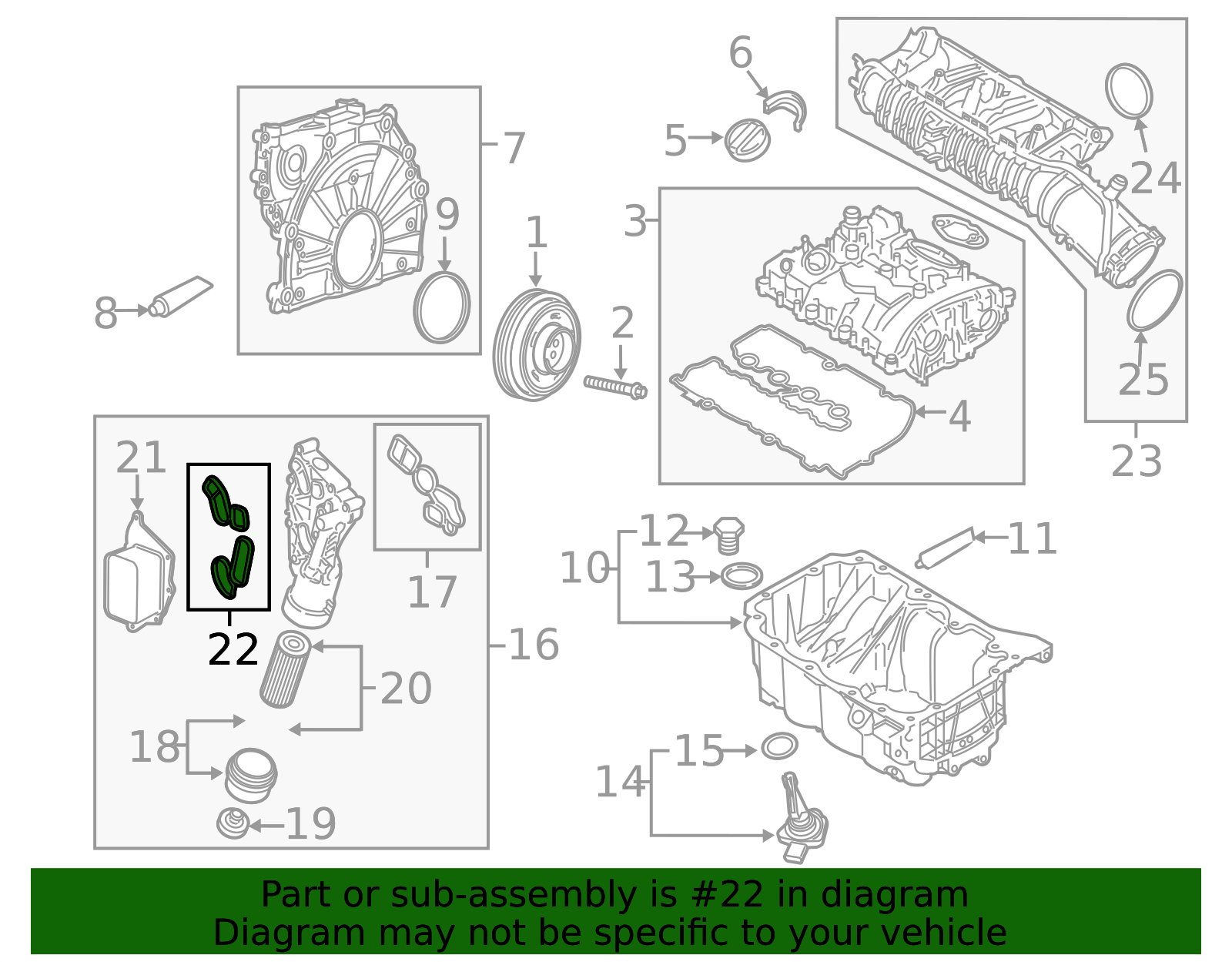 2014-2024 Mini Oil Cooler Gasket Set 11-42-8-591-461 | Shop OEM MINI Parts