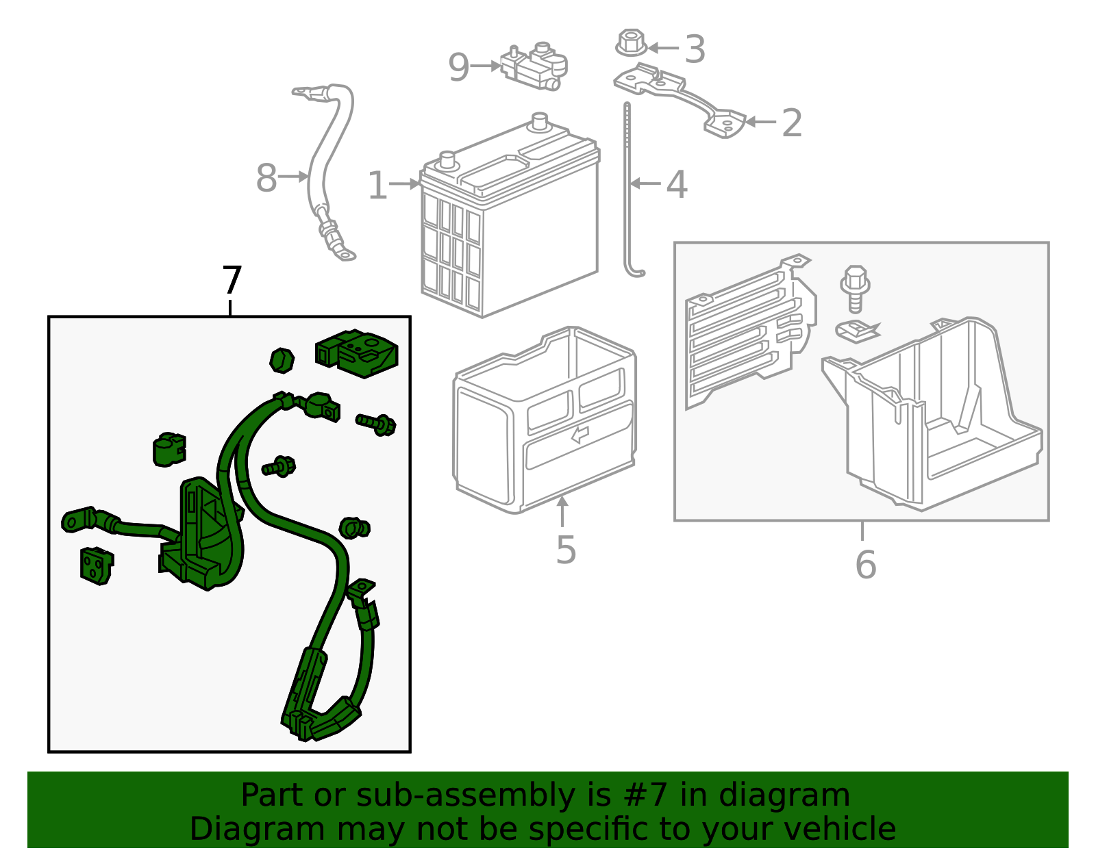 32410-TBA-A10 - Positive Cable 2017-2022 Honda Civic | Honda Parts Online