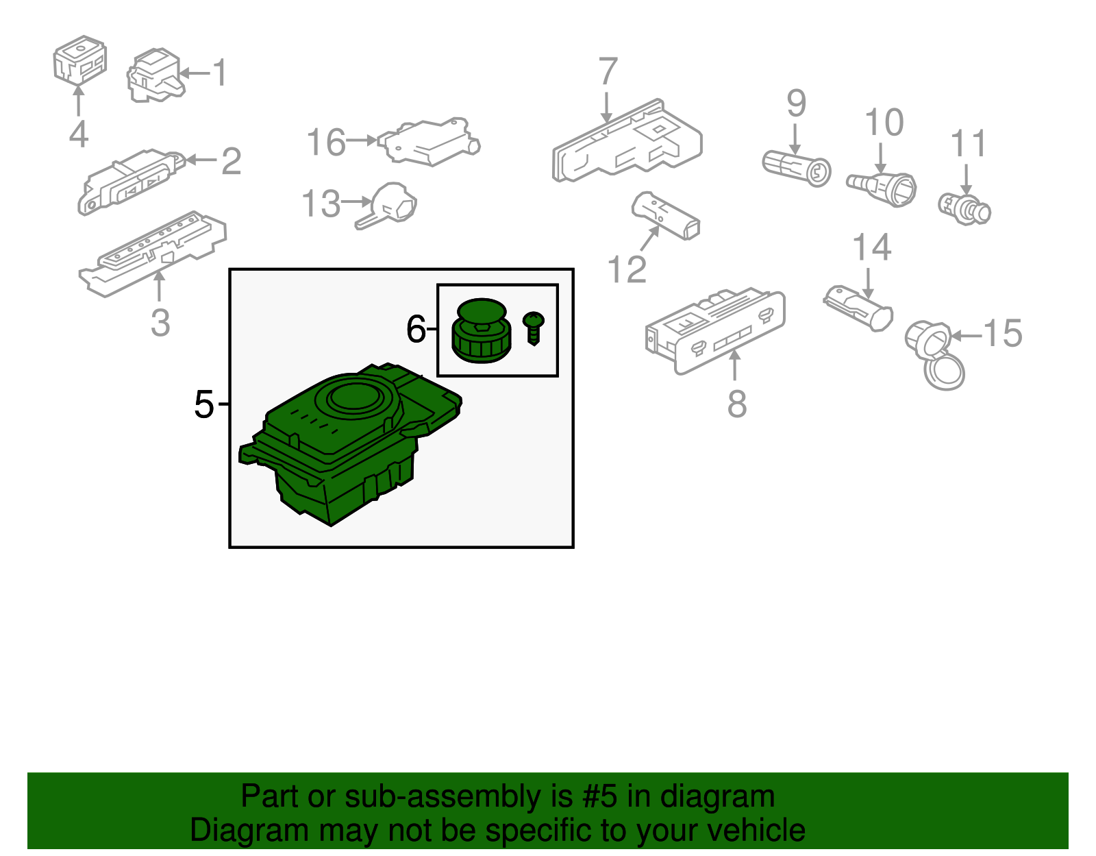 2017-2018 Jaguar Gear Shift Assembly T2H39457 | OEM Parts Online