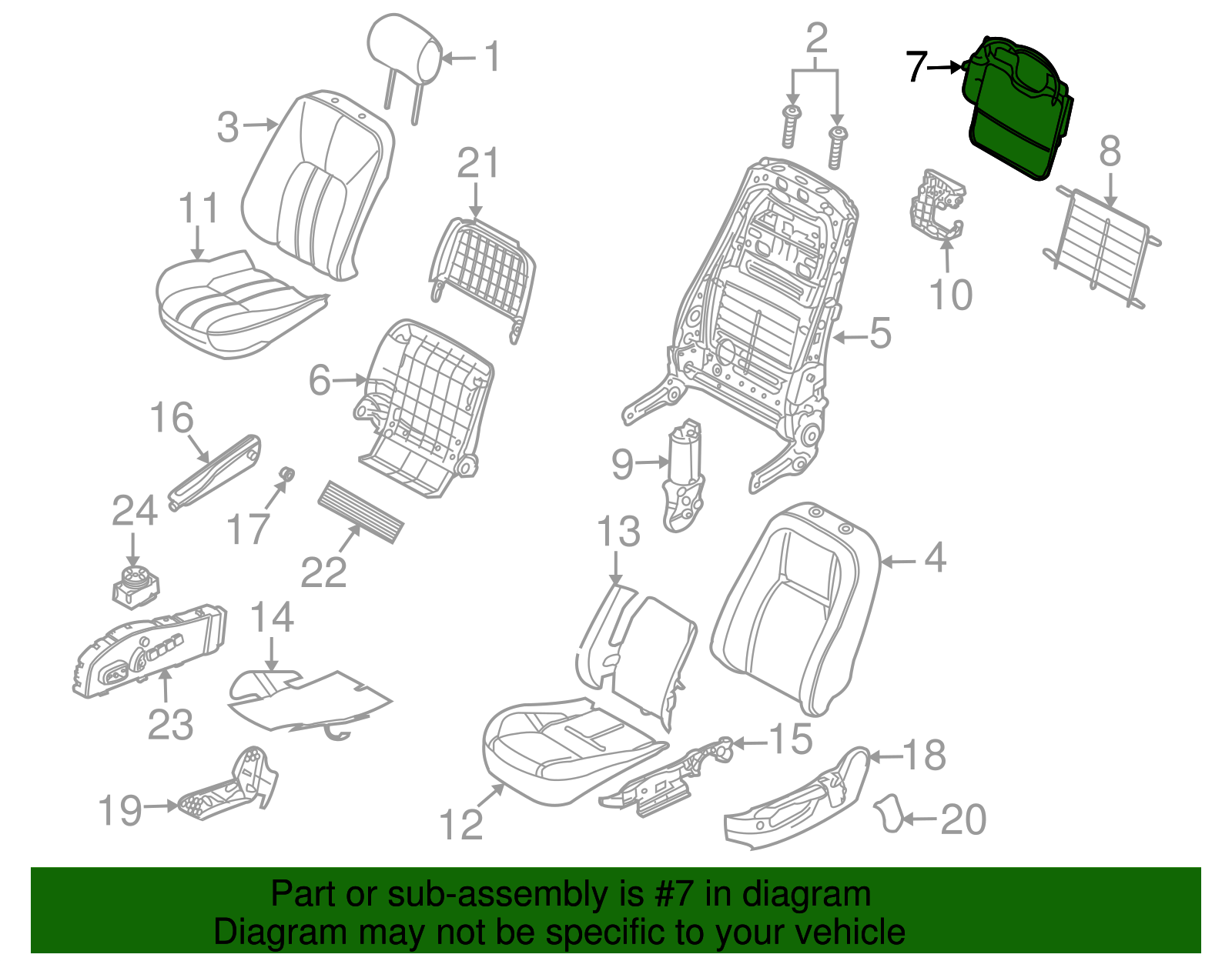 2007-2012 Land Rover Range Rover | Lumbar Support | HHC500150 | Express ...