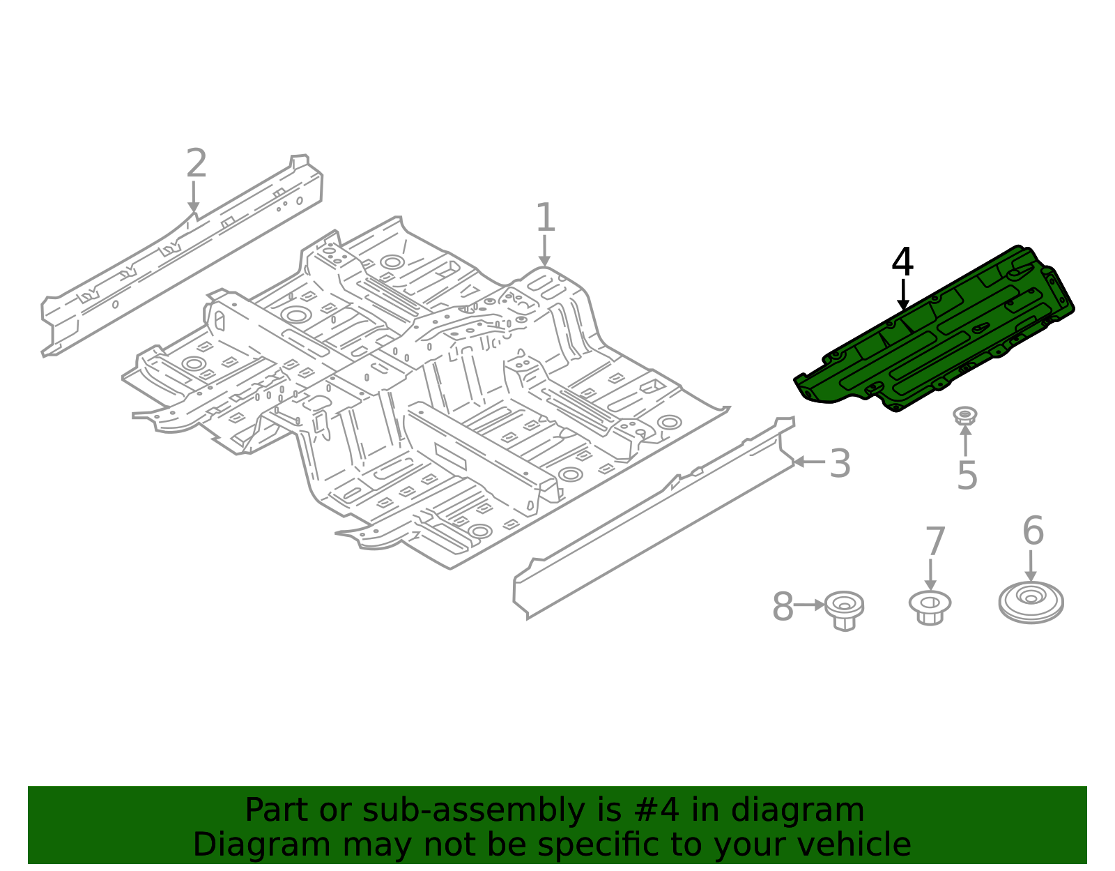 84135-J9000 - High-Quality Floor Pan Splash Shield for AutoNation Parts