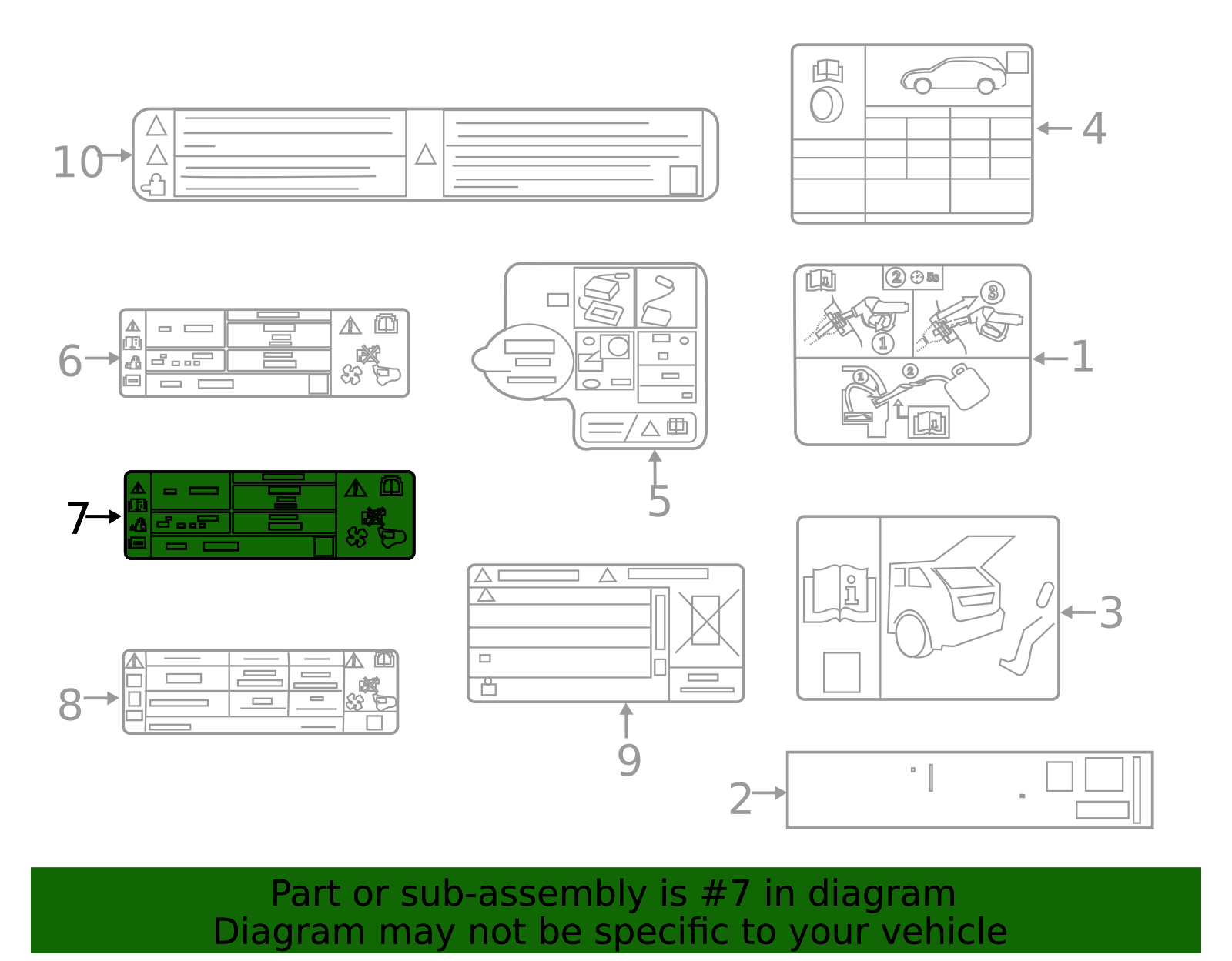 2020-2025 Ford Escape | AC Label | LV4Z-1503050-A | Walls' Ford Parts