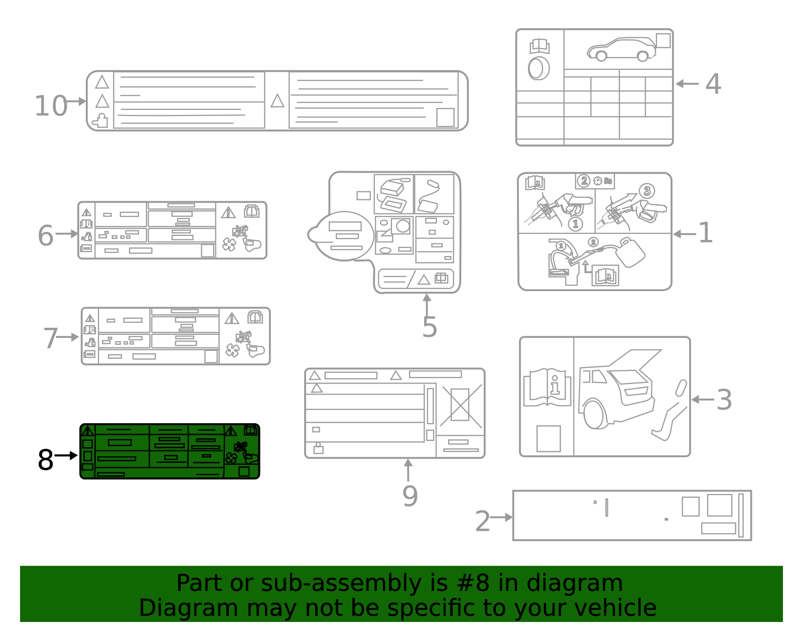 2020-2025 Ford Escape | AC Label | LV4Z-1503050-B | Walls' Ford Parts