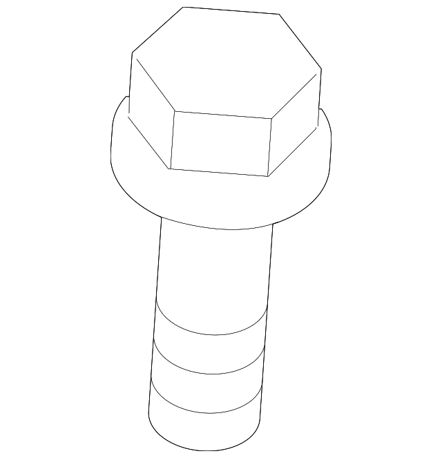 2011-2025 Hyundai Lower Ball Joint Mount Bolt 54519-2T000 | OEM Parts ...