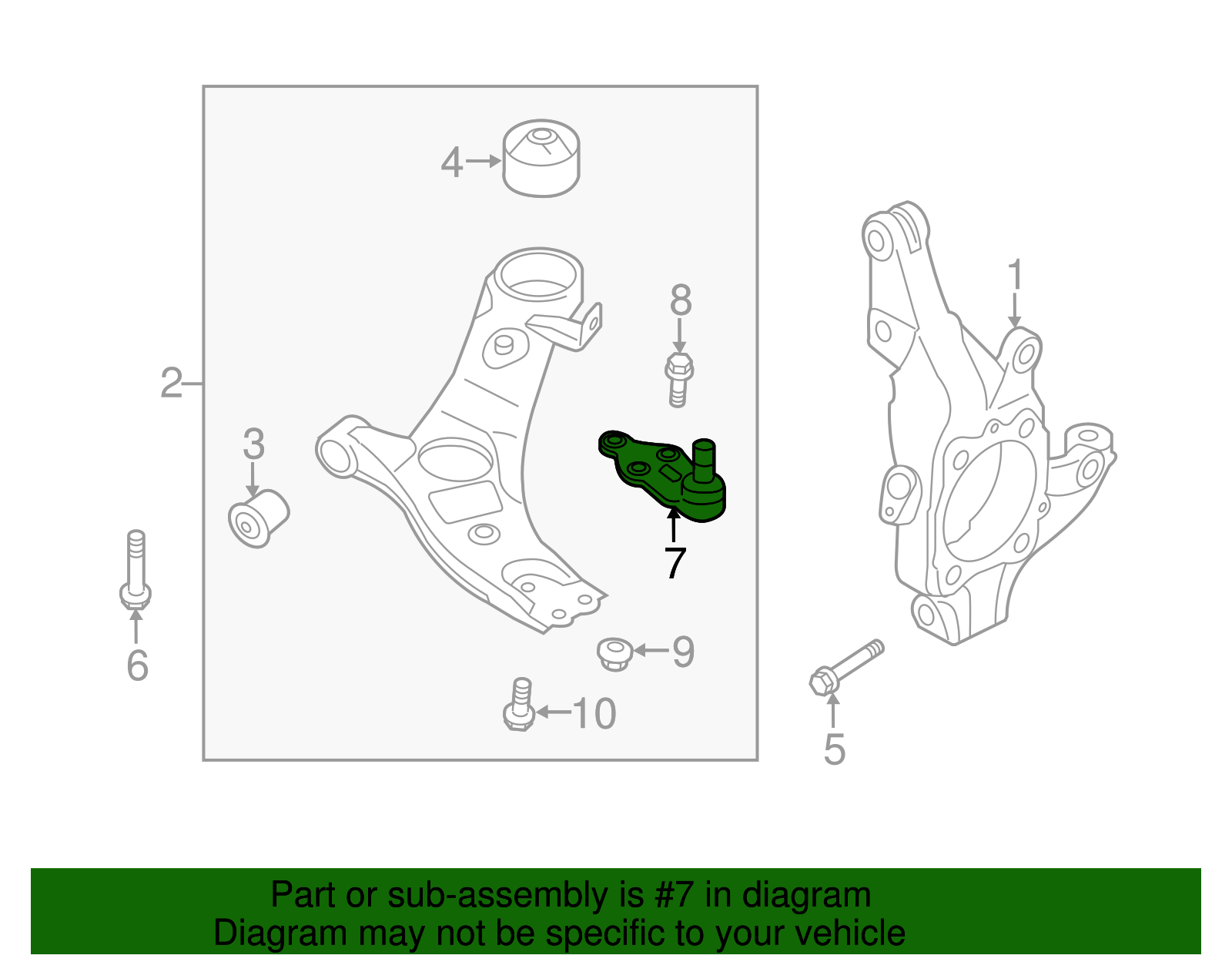 2011-2020 Hyundai Lower Ball Joint 54530-3S100 | OEM Parts Online