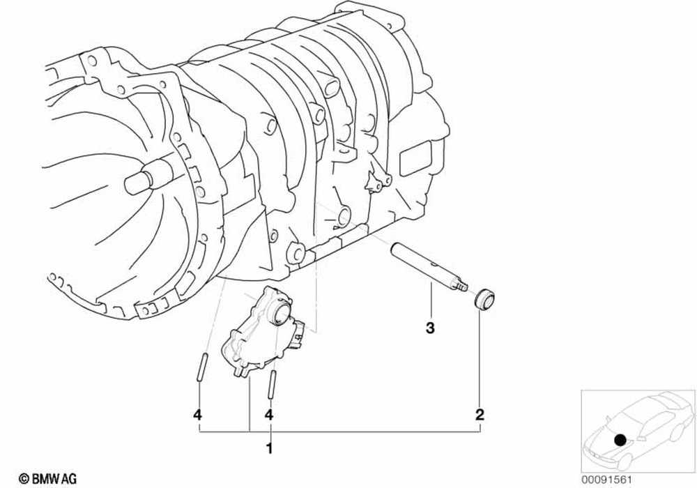 24357532668 - BMW Set, Position Switch 1998-2007 BMW | Performance Auto ...