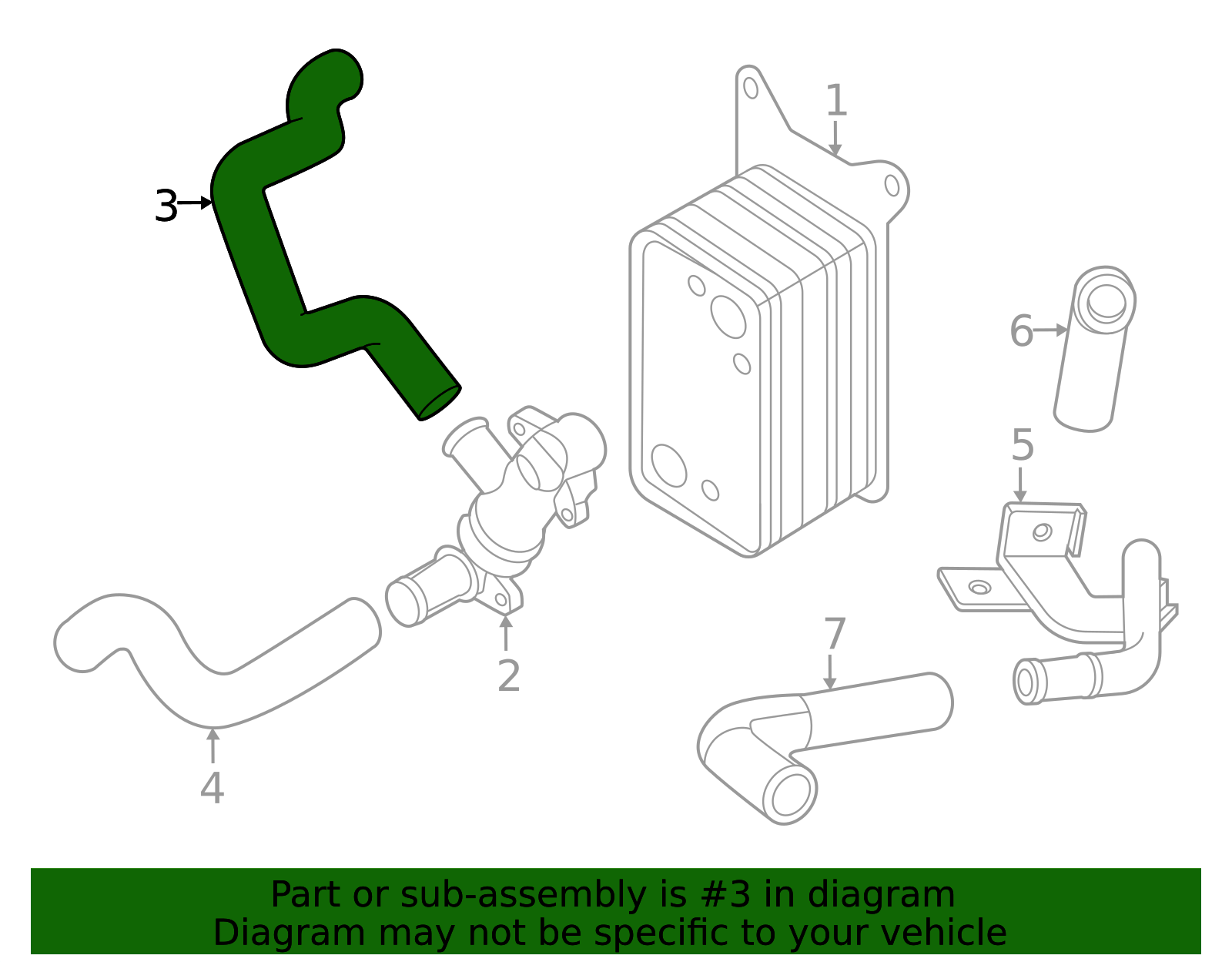 2021-2025 Hyundai Upper Hose 25414-S1600 | MotorMotor