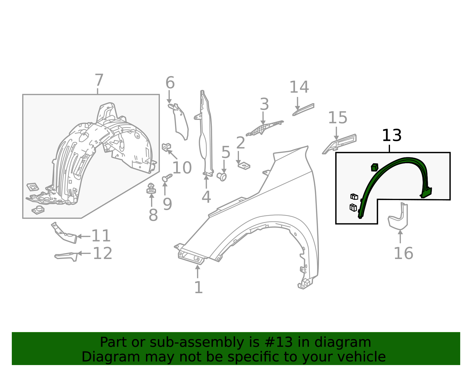 74115-TYA-A60ZC - High-Quality Wheel Opening Molding for 2025 Acura MDX ...