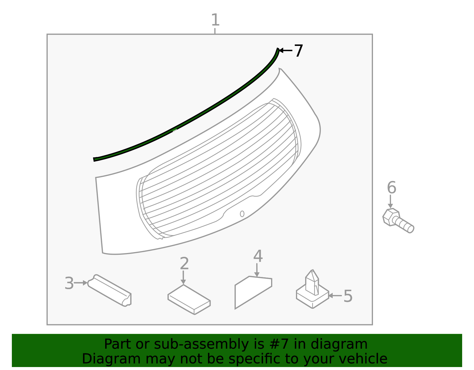 C513-50-611 - High-Quality Upper Molding for 2012-2015 Mazda 5 ...
