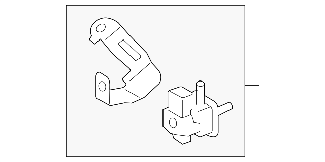 2006-2019 Toyota Vacuum Control Valve 25860-31070 | OEM Parts Online