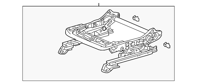 81536-T39-A11 - Cushion Frame 2022-2025 Honda Civic | Honda Parts Online