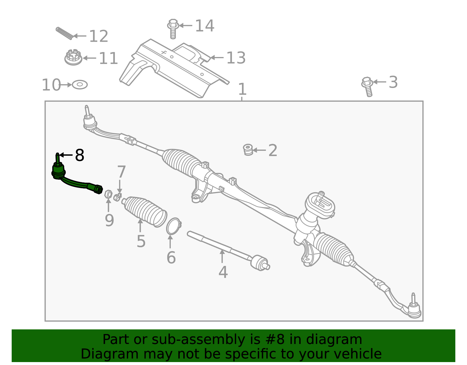 2017-2025 Hyundai Outer Tie Rod 56820-G8000 | MotorMotor