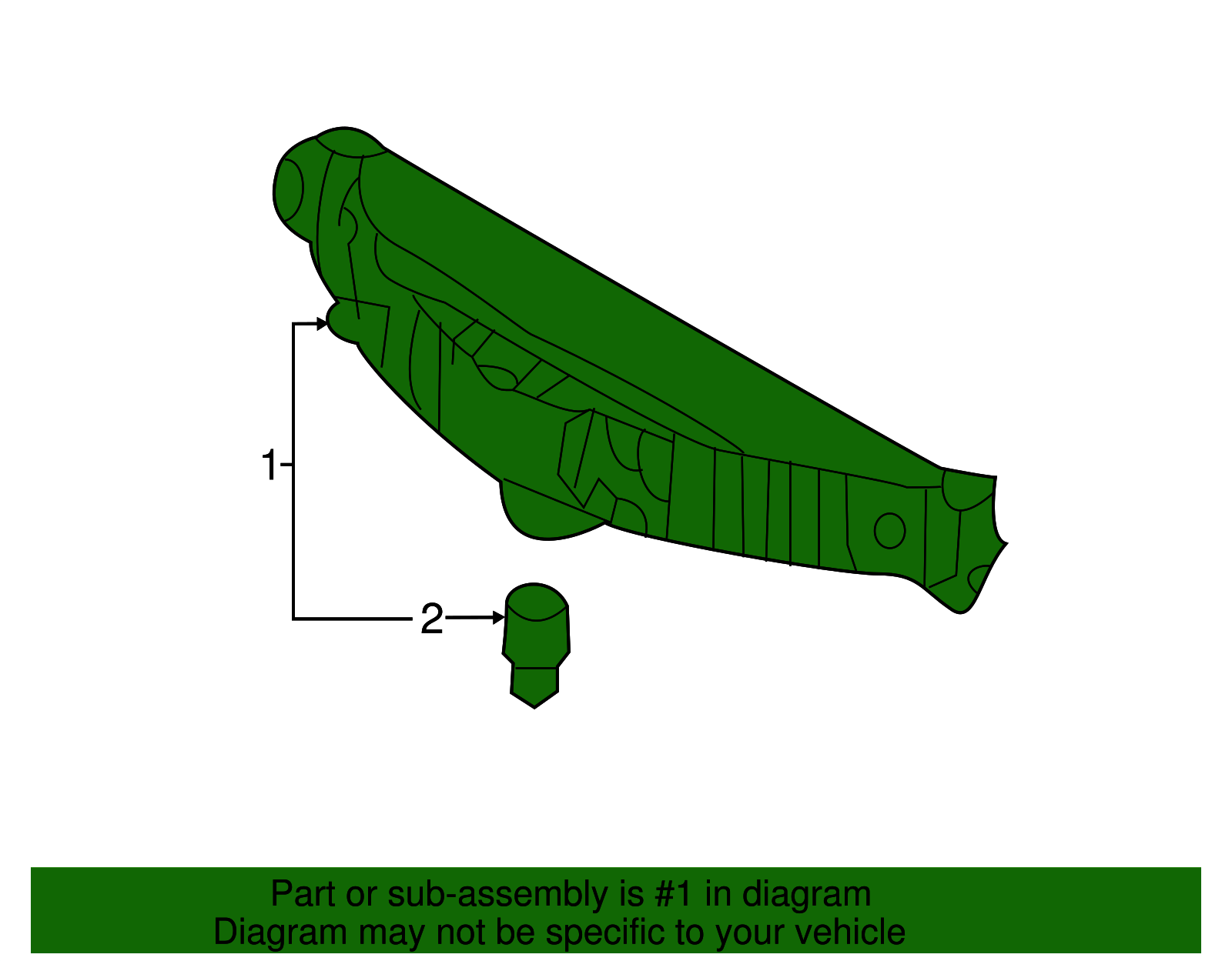 Hyundai - 92700-3X000 - High Mount Lamp - 2011-2016 Hyundai | OEM ...