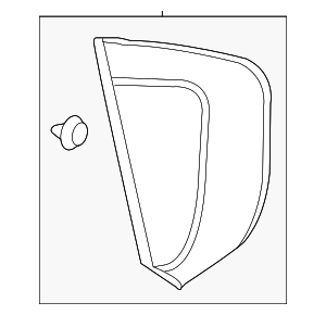 2020-2022 Subaru Legacy Pillar Molding 65240AN010 | Subaru Parts Guys
