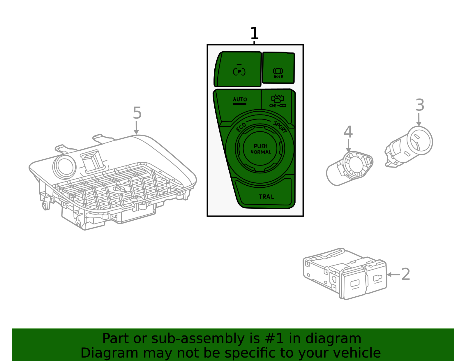 84010-0R020 - Control Panel - 2019-2022 Toyota RAV4 | OEM Genuine ...