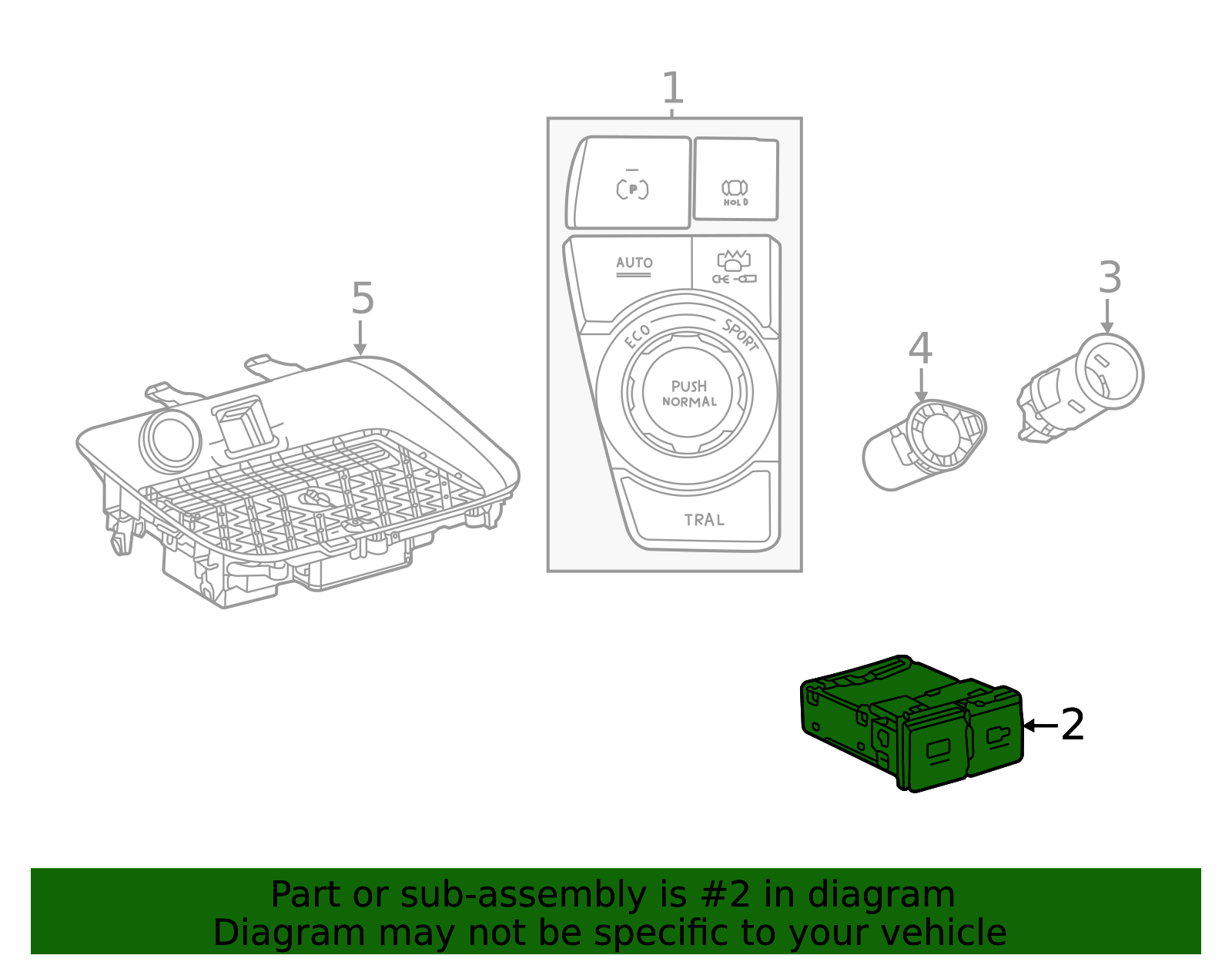 2019-2022 Toyota 2019-2022 Toyota - USB Port 85532-42010 | Sparks Parts