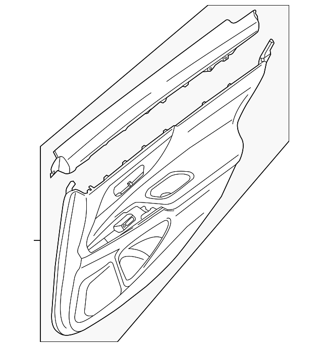 2017-2018 Nissan Altima Door Trim Panel 82900-9HS1C | Bill Kay Nissan Parts