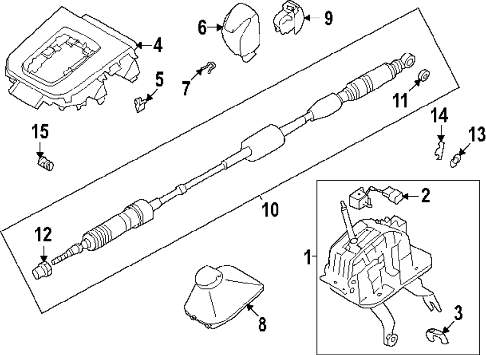 2025 Subaru Forester Shift Indicator 35180SL070 | Subaru Parts Guys