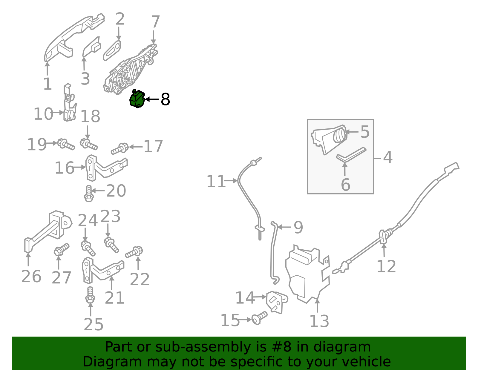 2019-2025 Volvo Lock Cover - Driver's Side (LH) 31462403 | GetOEMParts.com