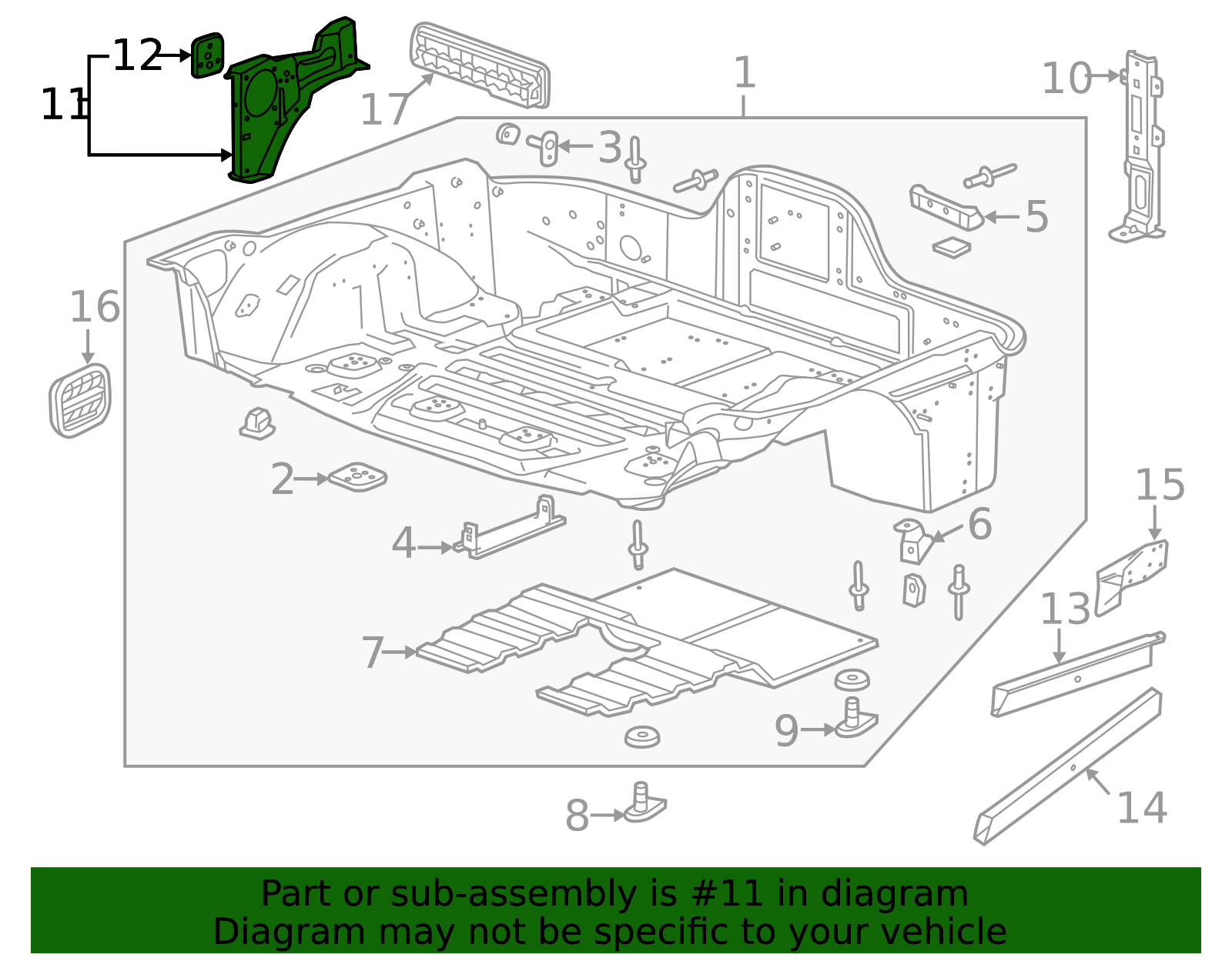 84652299 - High-Quality Outer Support for 2014-2019 Chevrolet Corvette ...