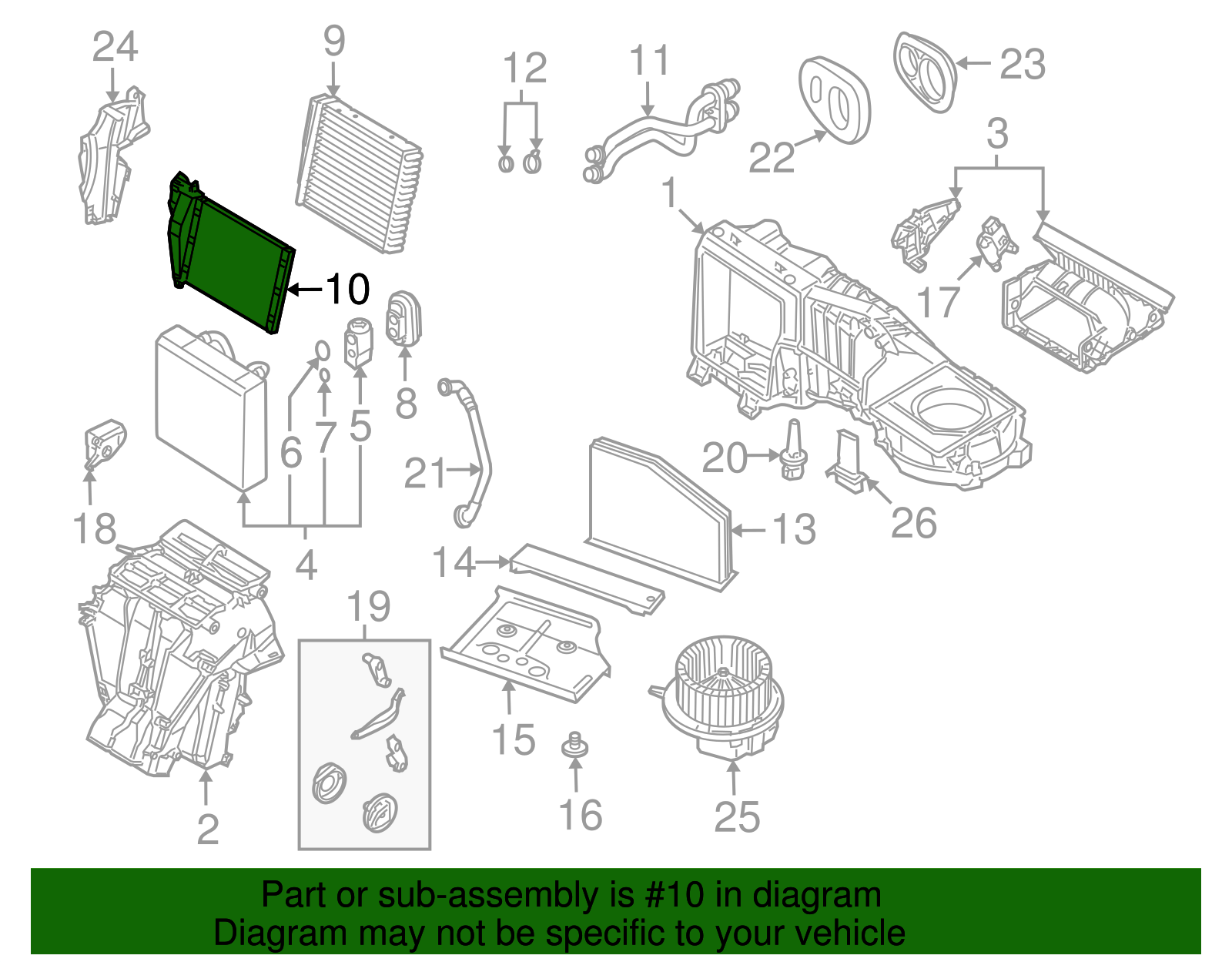 2005-2007 Volkswagen Heater Element 1K0-963-235-E | OEM Parts Online