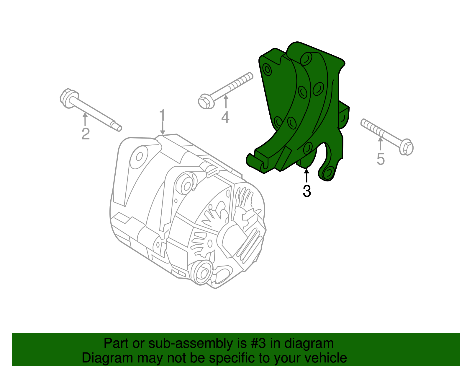 37460-3F400 - High-Quality Alternator Bracket for 2012-2016 Hyundai ...