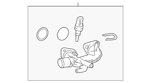 2017-2019 Toyota Highlander Water Outlet 16331-31240 | Toyota Parts Center