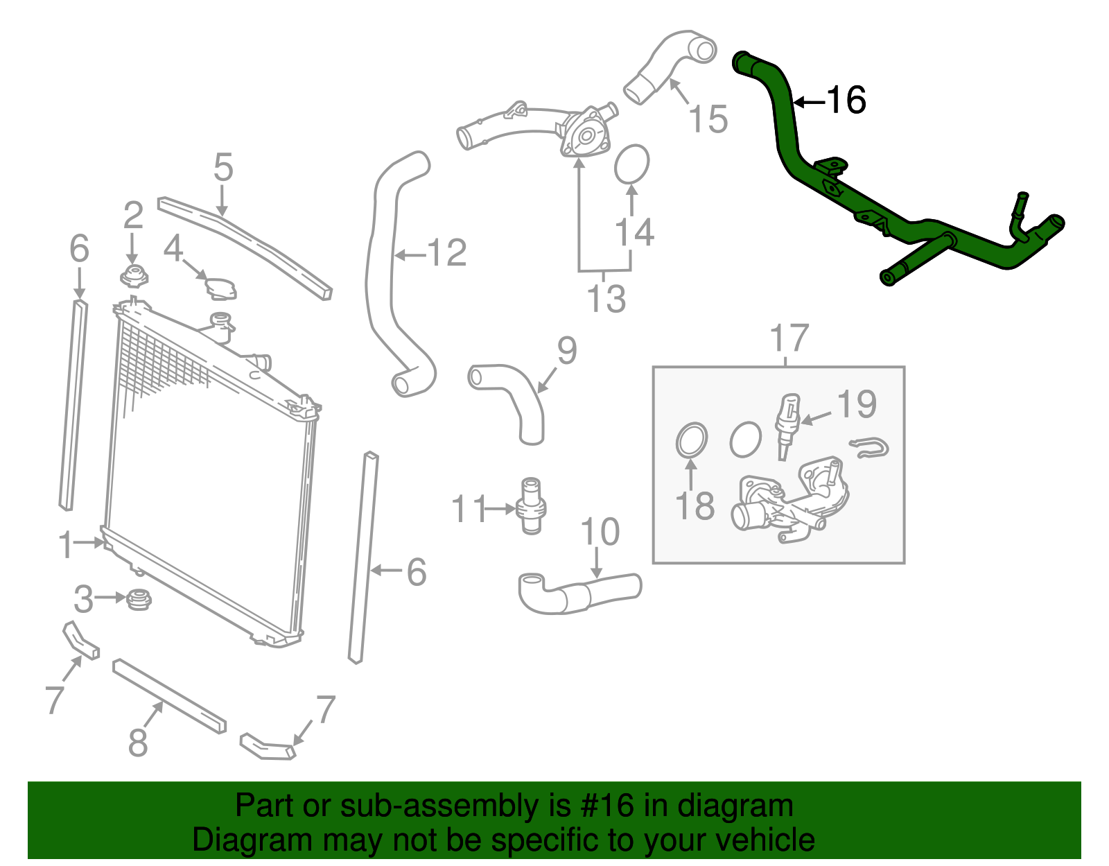 16322-31110 - Inlet Pipe 2017-2019 Toyota Highlander | Toyota San Diego ...