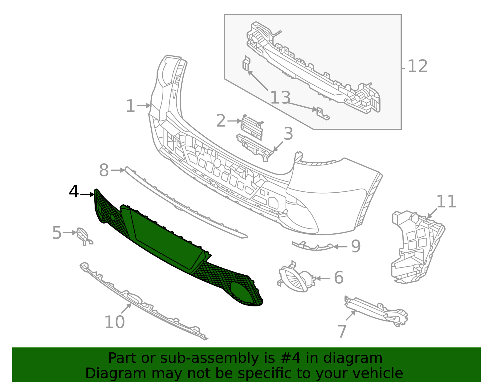 Genuine Lower Trim for 2022-2025 Genesis GV70 | Part# 86650-AR040-AS ...