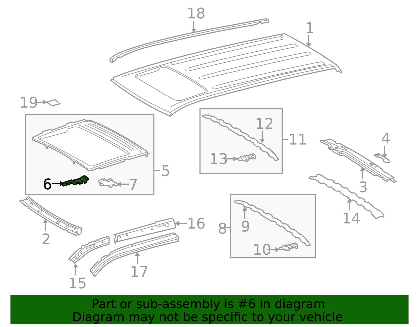63186-0C010 - High-Quality Sunroof Reinforced Bracket for 2008-2022 ...