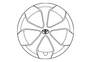 2012-2015 Toyota Wheel Cover 42602-47060 | Toyota Parts Center