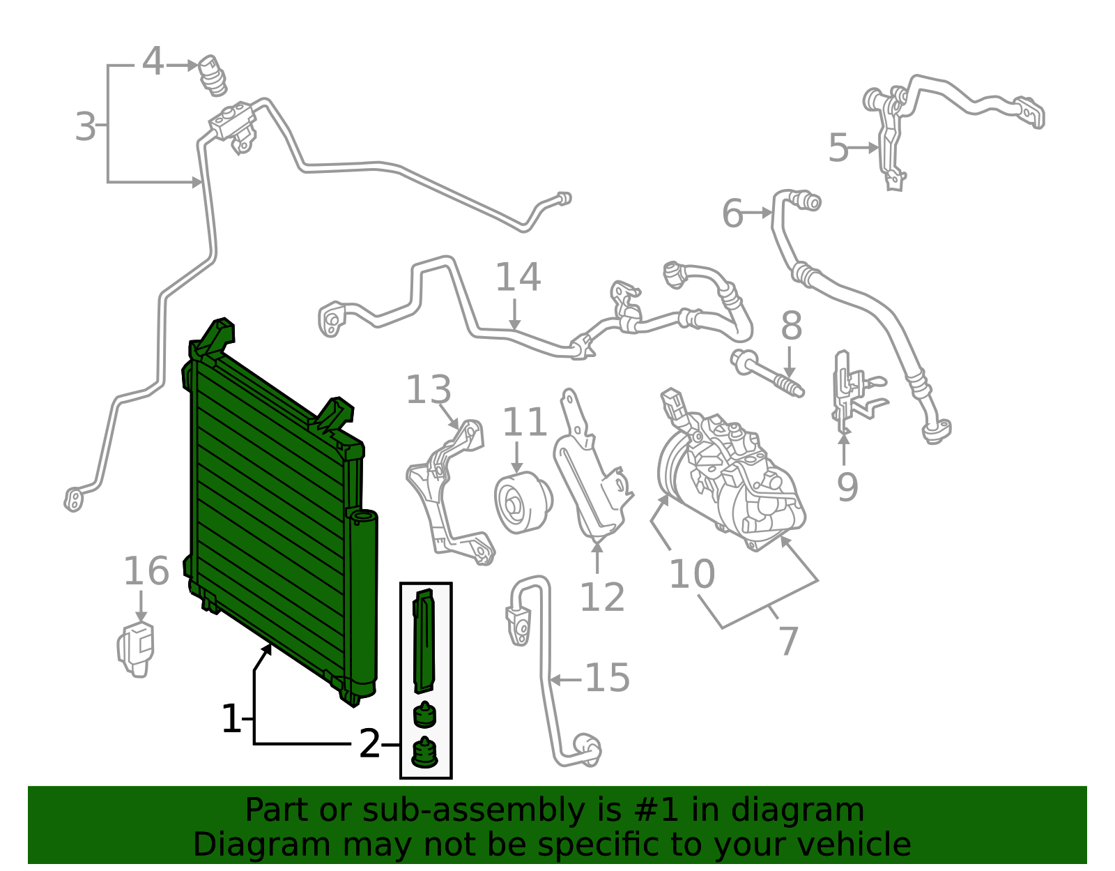 A/C Condenser - OEM Cooling Efficiency for Hot Climates | AutoNation Parts