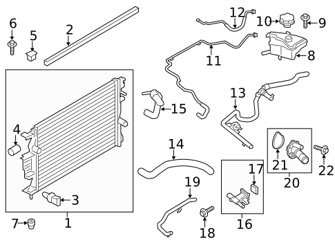 Hoses & Pipes for 2017 Ford Fusion | Ford Parts Center