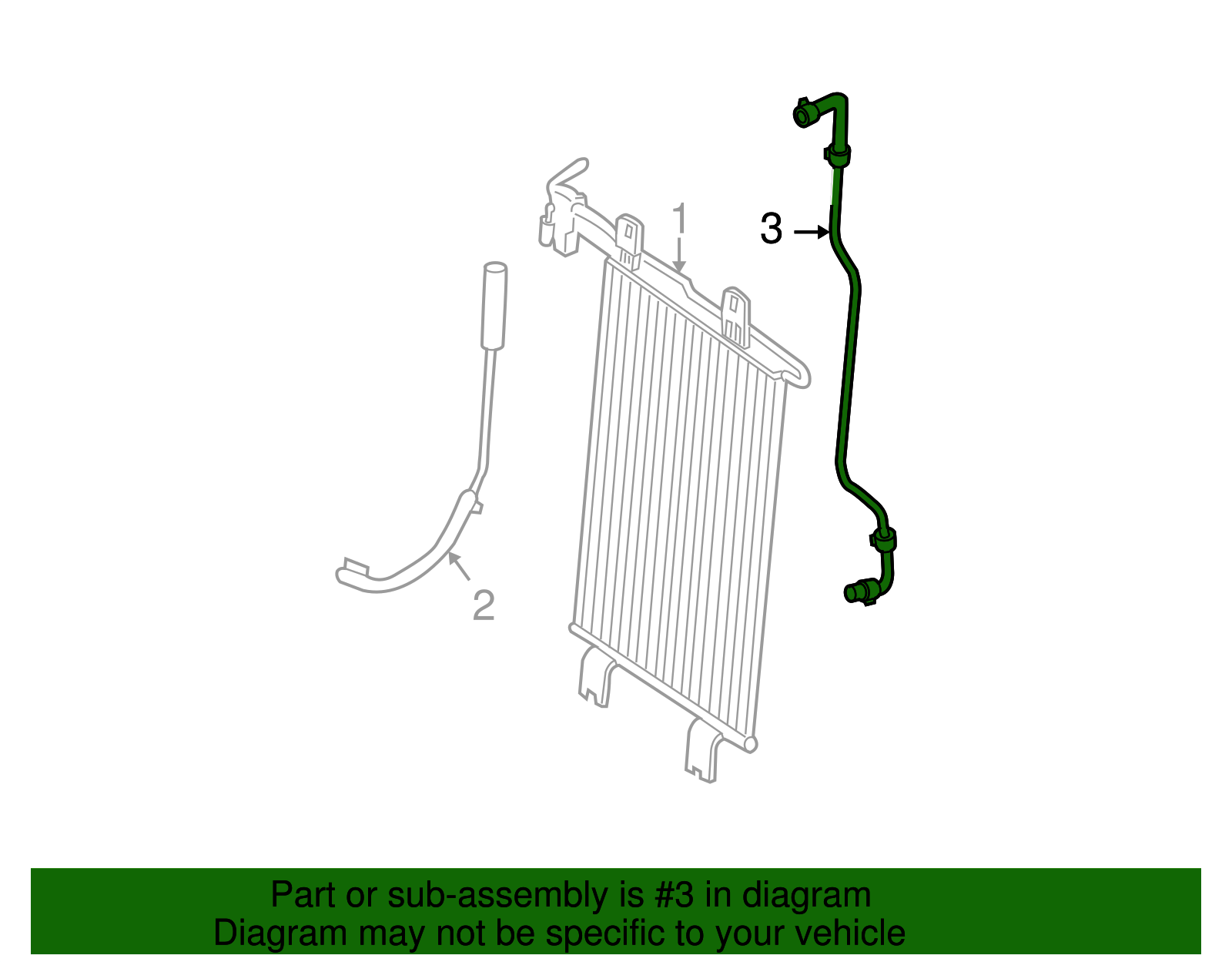 2011-2015 Nissan Rear Hose 21633-9GF0A | OEM Parts Online
