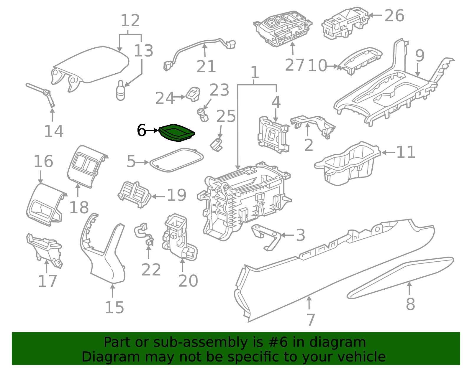 83410-TVA-A01 - Tray | Honda Parts Guys
