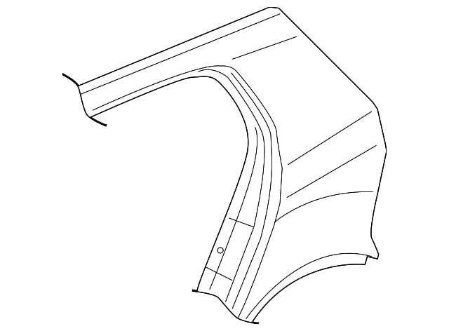 2010-2014 Volkswagen Quarter Panel 5K4-809-844 | vwpartscenter