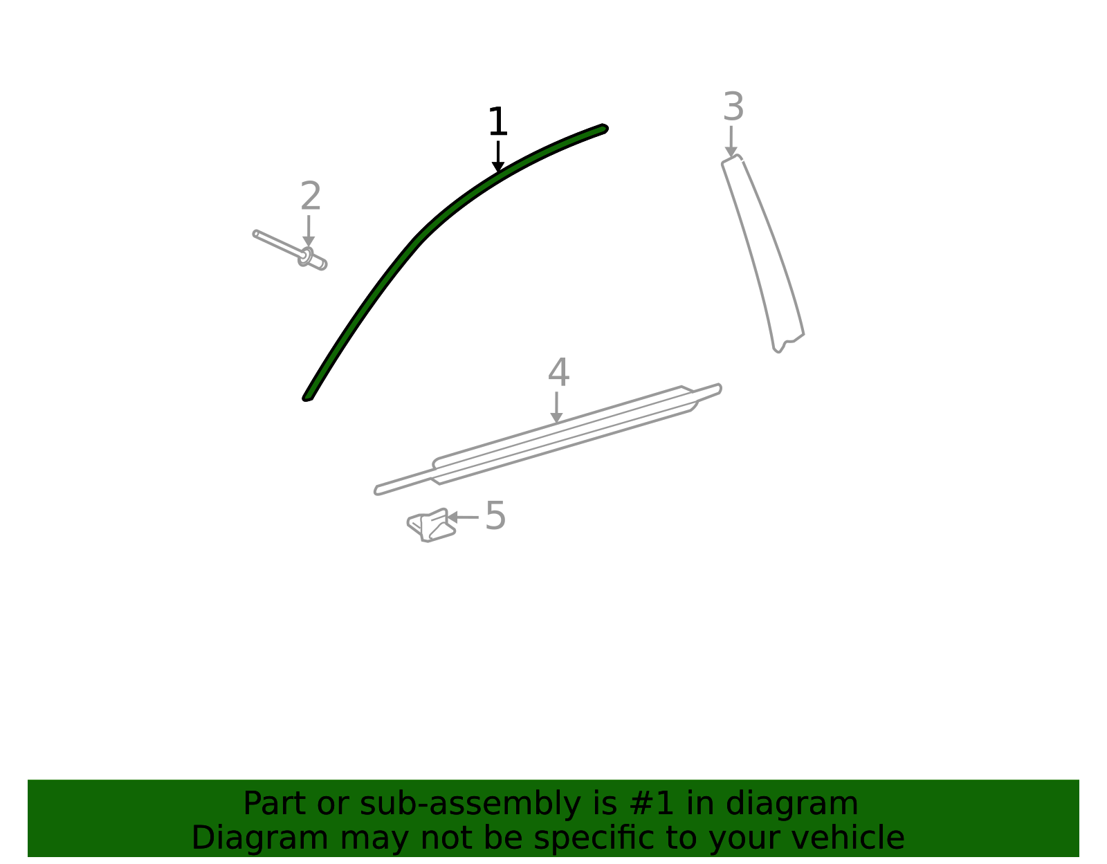 75753-53010 - High-Quality Door Window Molding for 2006-2014 Lexus ...