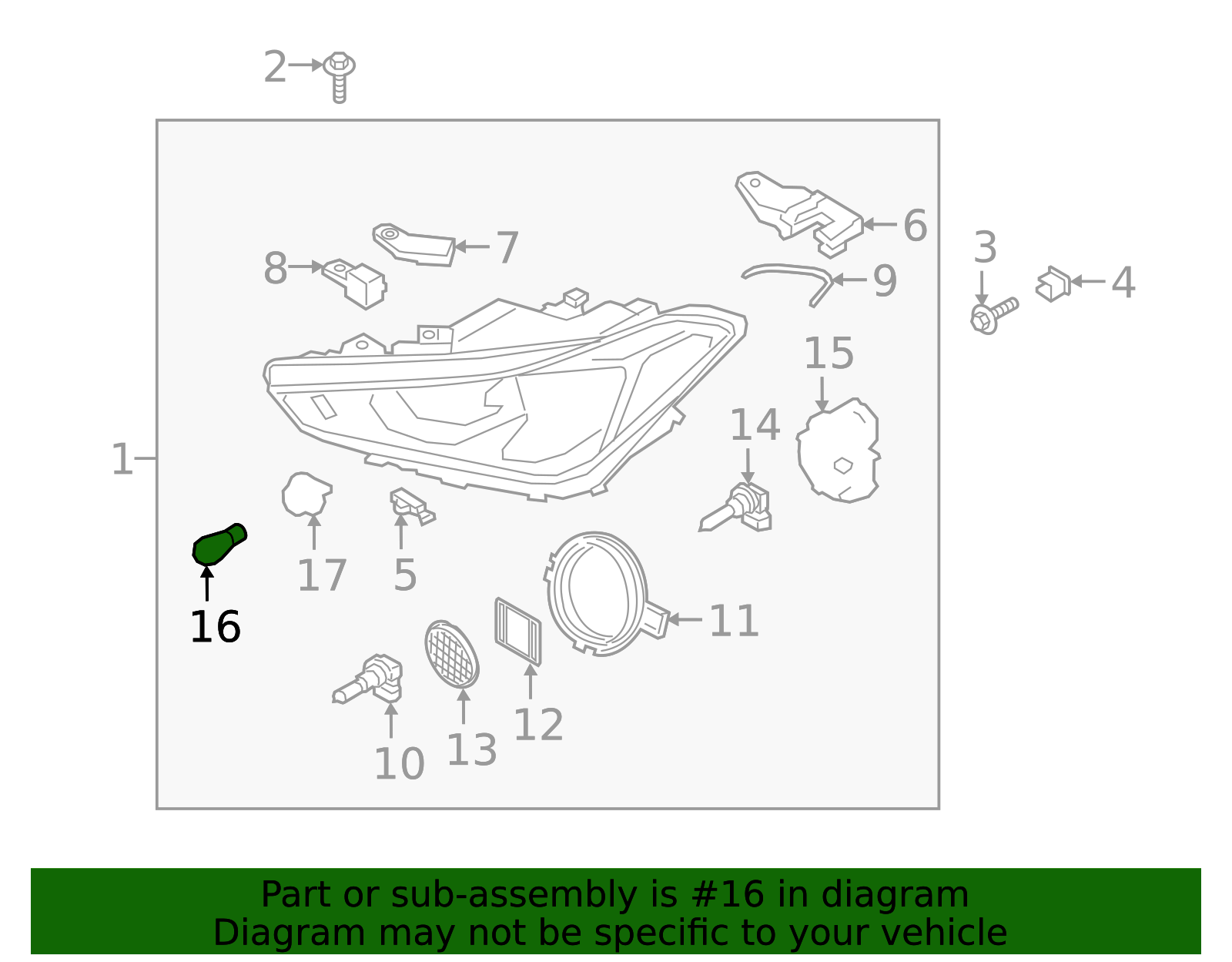 2011-2025 Hyundai Turn Signal Light Bulb 18644-28087-L | OEM Parts Online