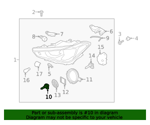 2013-2023 Hyundai Low Beam Bulb 18647-65009-S | OEM Parts Online