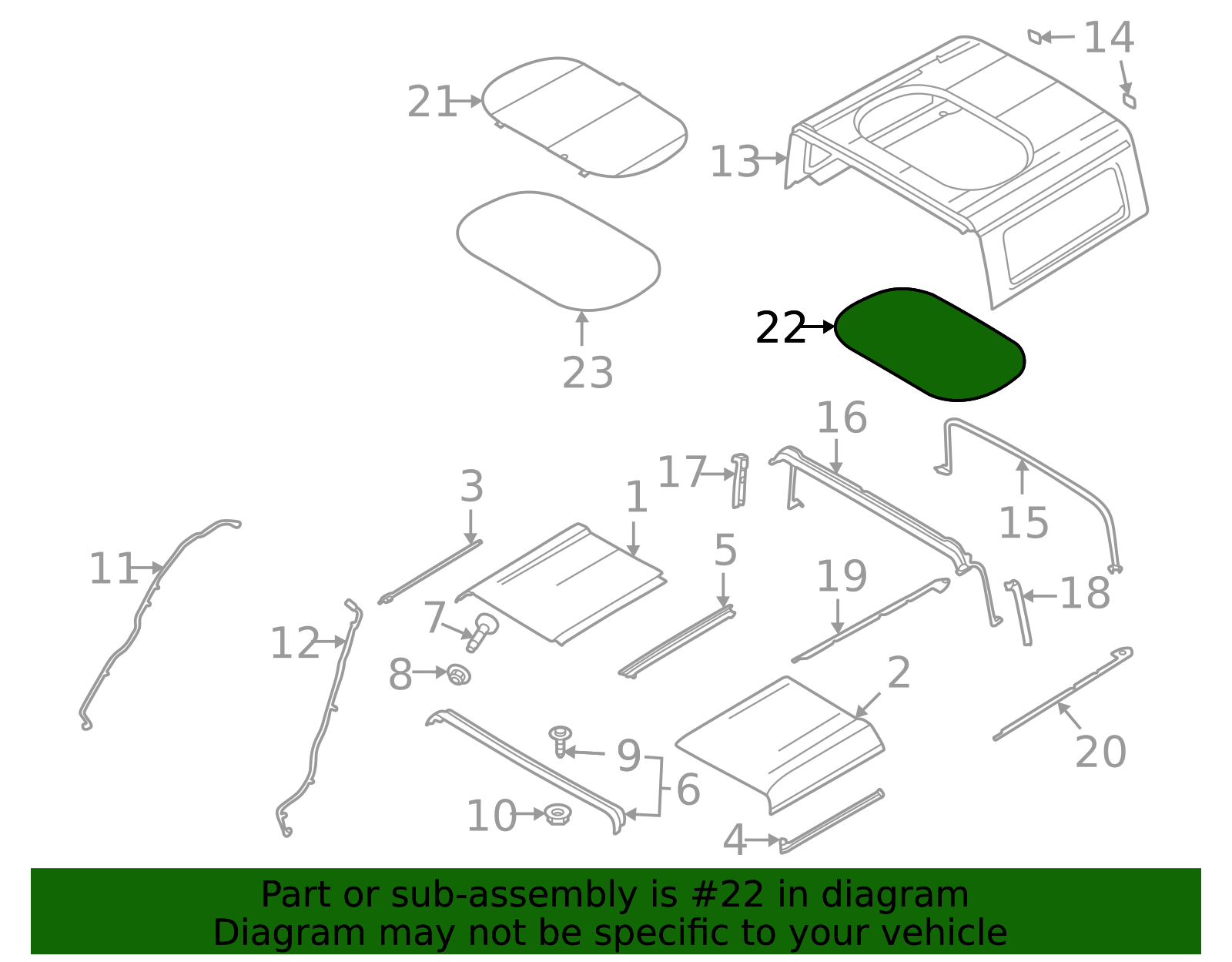 2021 Ford Bronco | Inner Weather-Strip | M2DZ-98502G85-A | Walls' Ford ...