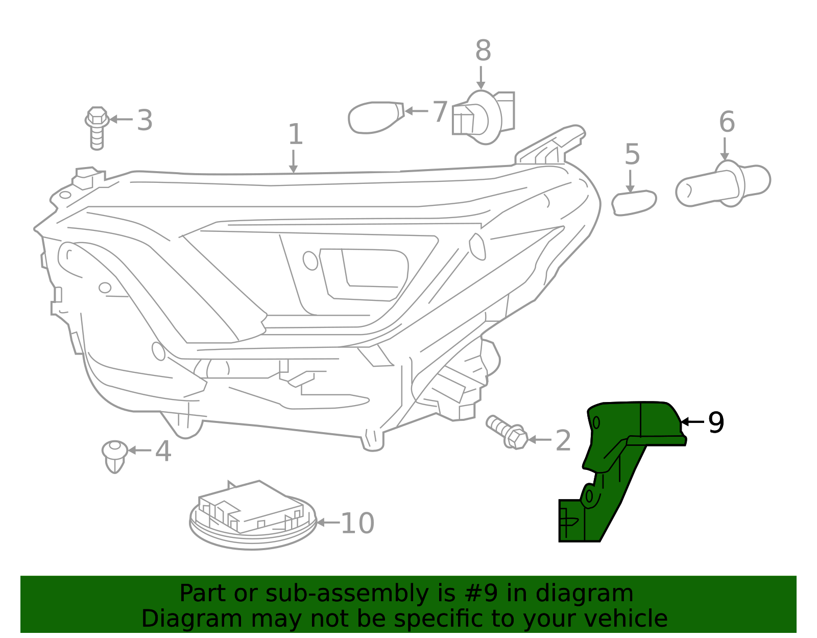 Headlight Bracket 81195-42040 | OEM Parts Online