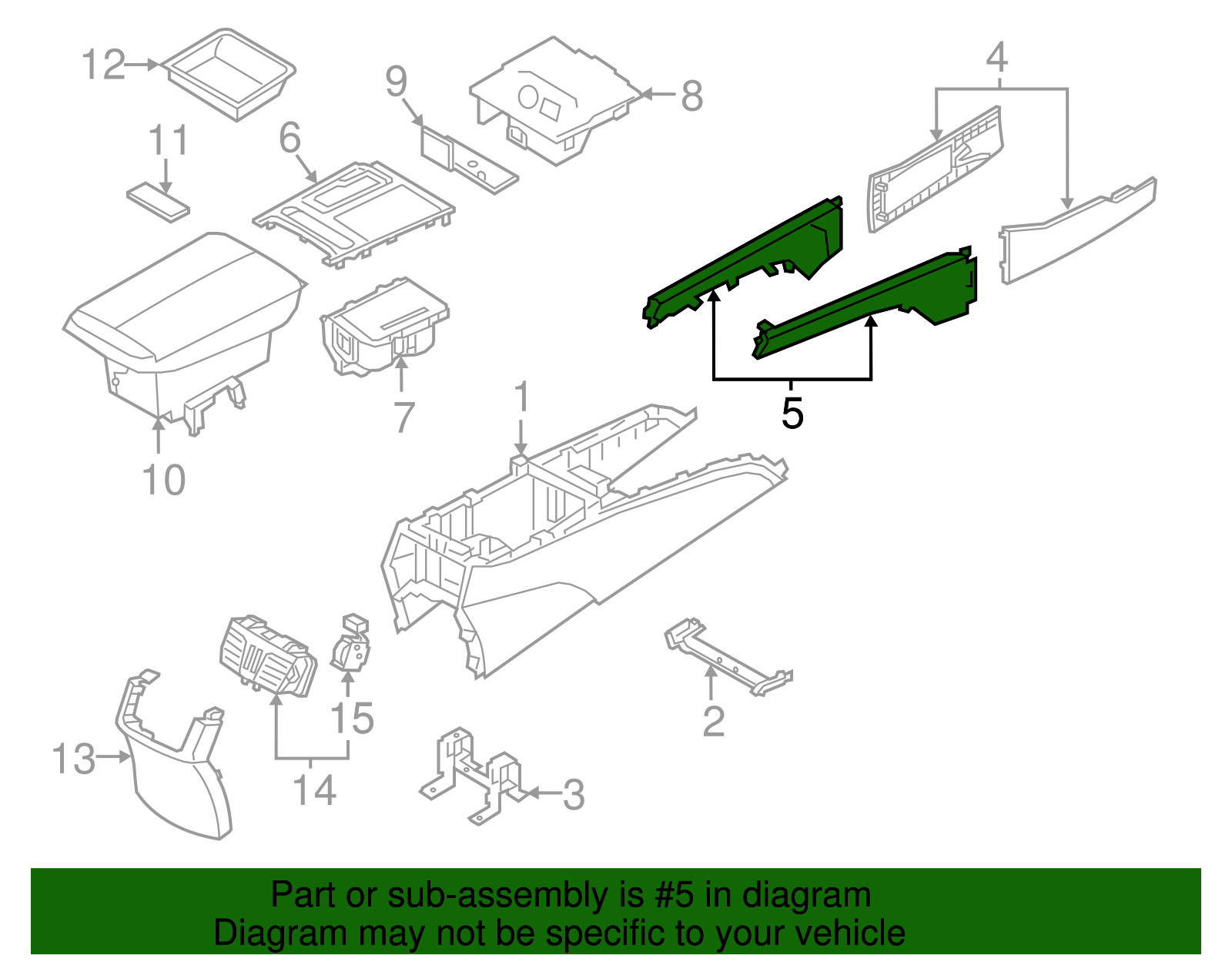 84657-B1150-WYB - 2015-2017 Hyundai - Rear Panel | Hyundai Parts Express