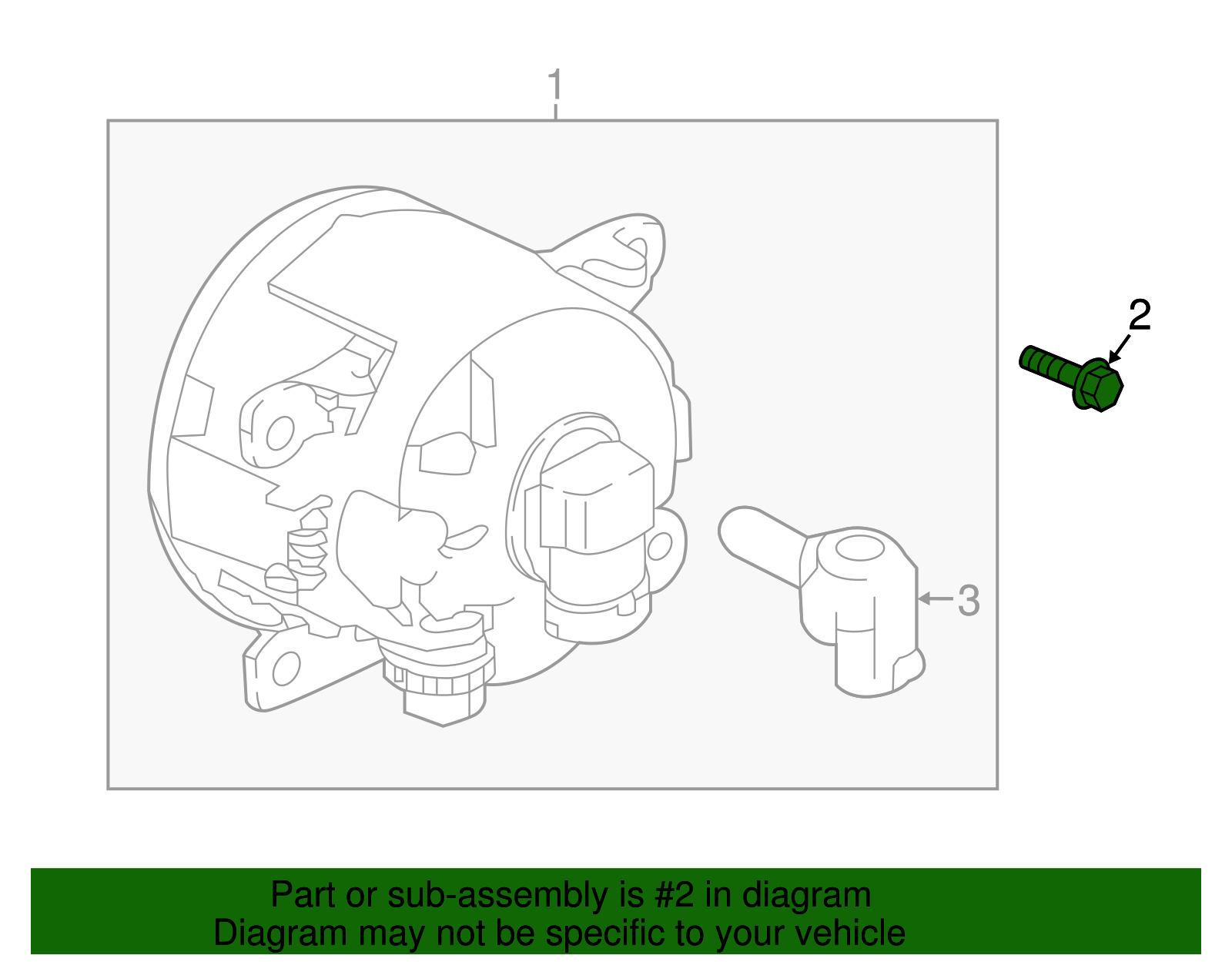 1998-2025 Nissan Signal Lamp Assembly Mount Bolt 08146-6165G | QuirkParts